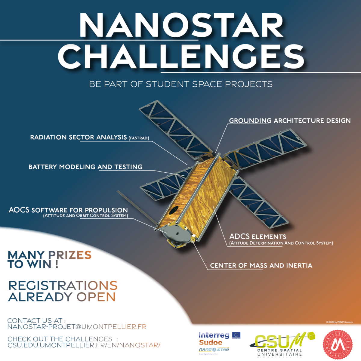 NANOSTAR - Centre spatial de l'Université de Montpellier