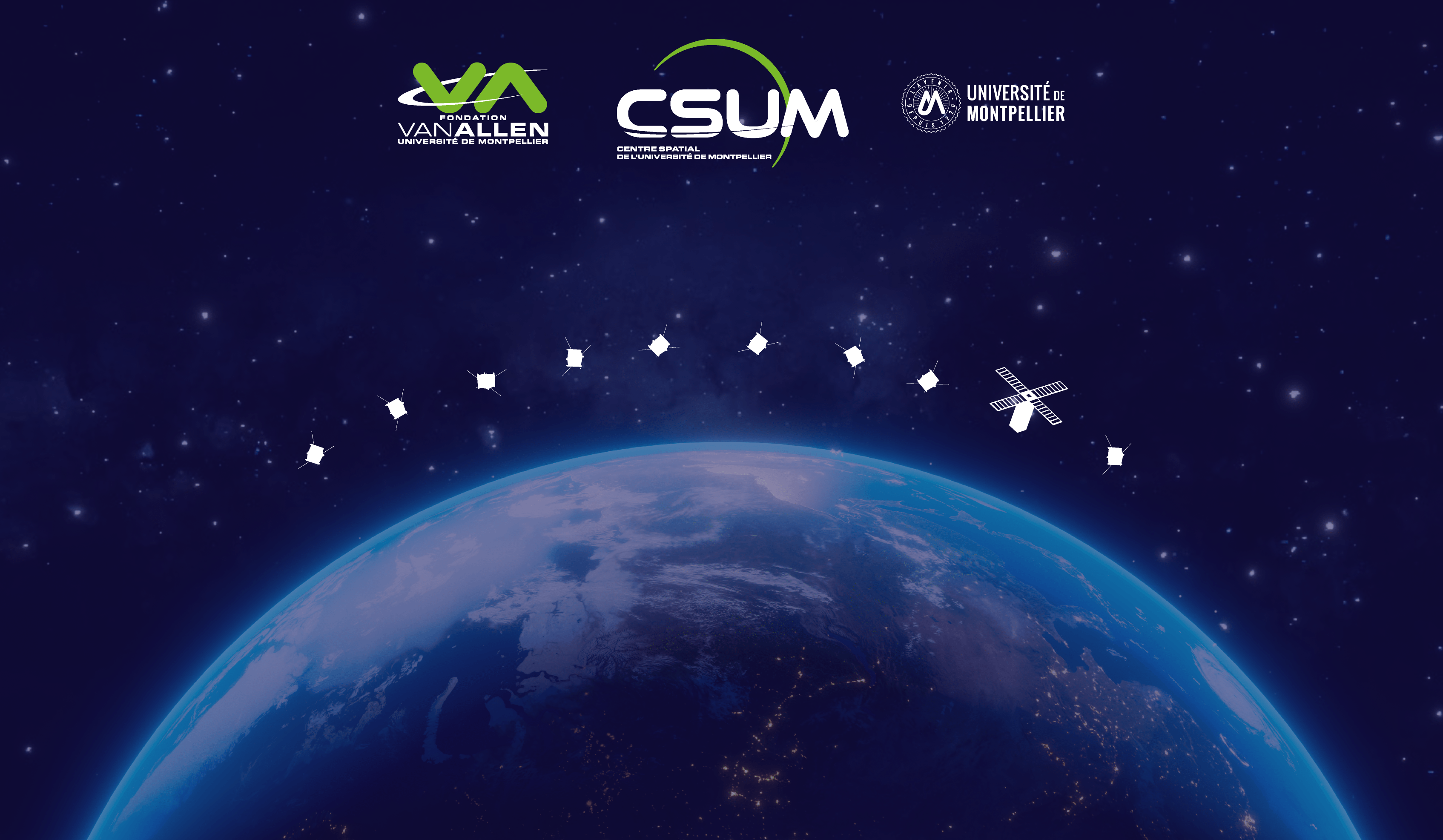 10th ️ in orbit! - Space center of the University of Montpellier